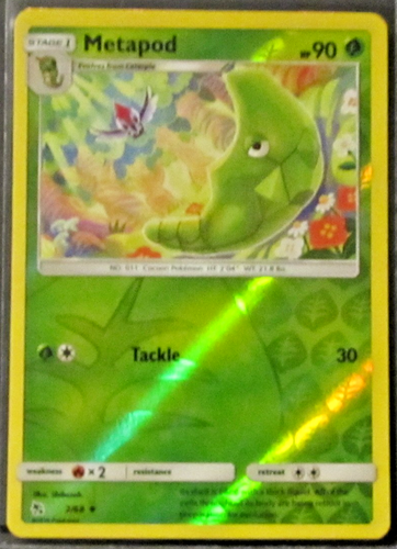 1 POKEMON CARD TCG/METAPOD/2/68/REVERSE HOLO/UNCOMMON/2019 | eBay