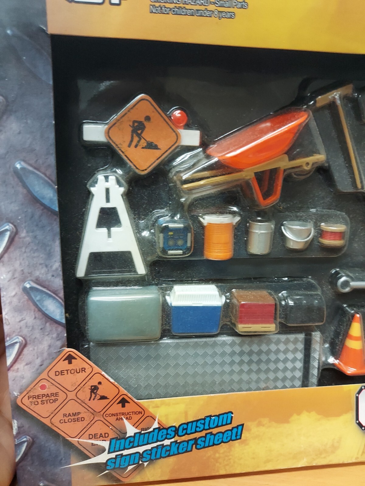 Hobby Gear: 23pc Set Construction Zone 1/24 Scale | eBay