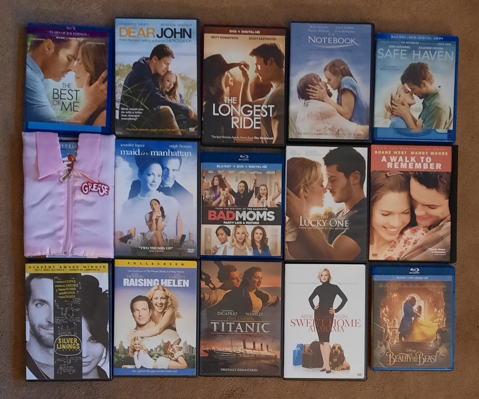 Lot Of 16 DVDs Girls Night, Chick Flicks, Romance Nicholas Sparks The ...