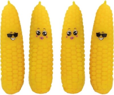 Stretchy Corn On The Cob Squeeze Stress Toy Stocking Fillers Kids 1 ...