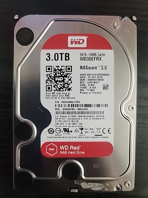 3TB WD Red PC DESKTOP HDD 3.0 HARD DRIVE SATA/64MB WD30EFRX | eBay