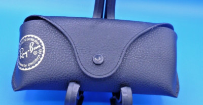 Ray Ban Soft Black Case For Sunglasses Glasses Gold Logo CASE ONLY | eBay