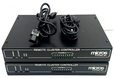 Two Pack Micros Systems Inc. Remote Cluster Controllers 10-Channel Each ...