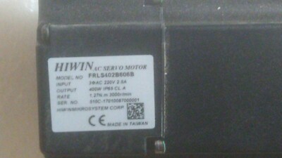 Hiwin servomotor servo motor frls402b606b 400w | eBay
