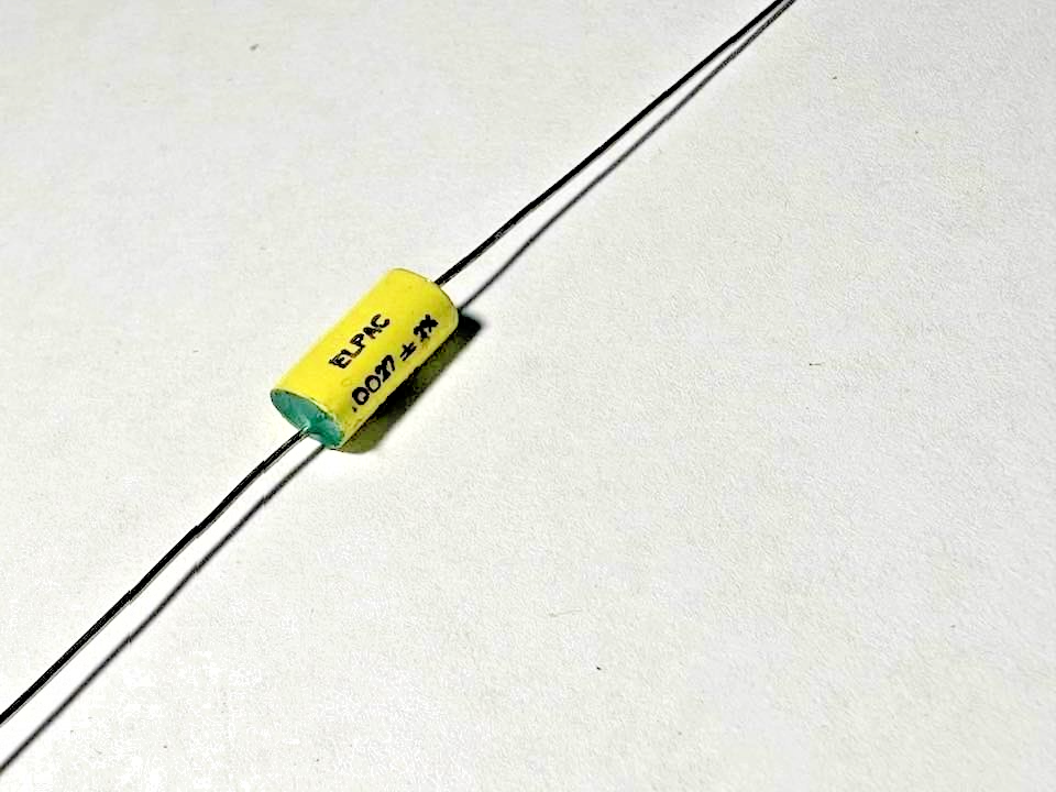 12X - 2700pF /.0027uF @ 100V (2%) - AUDIO/TONE Poly Film CAPACITOR ...