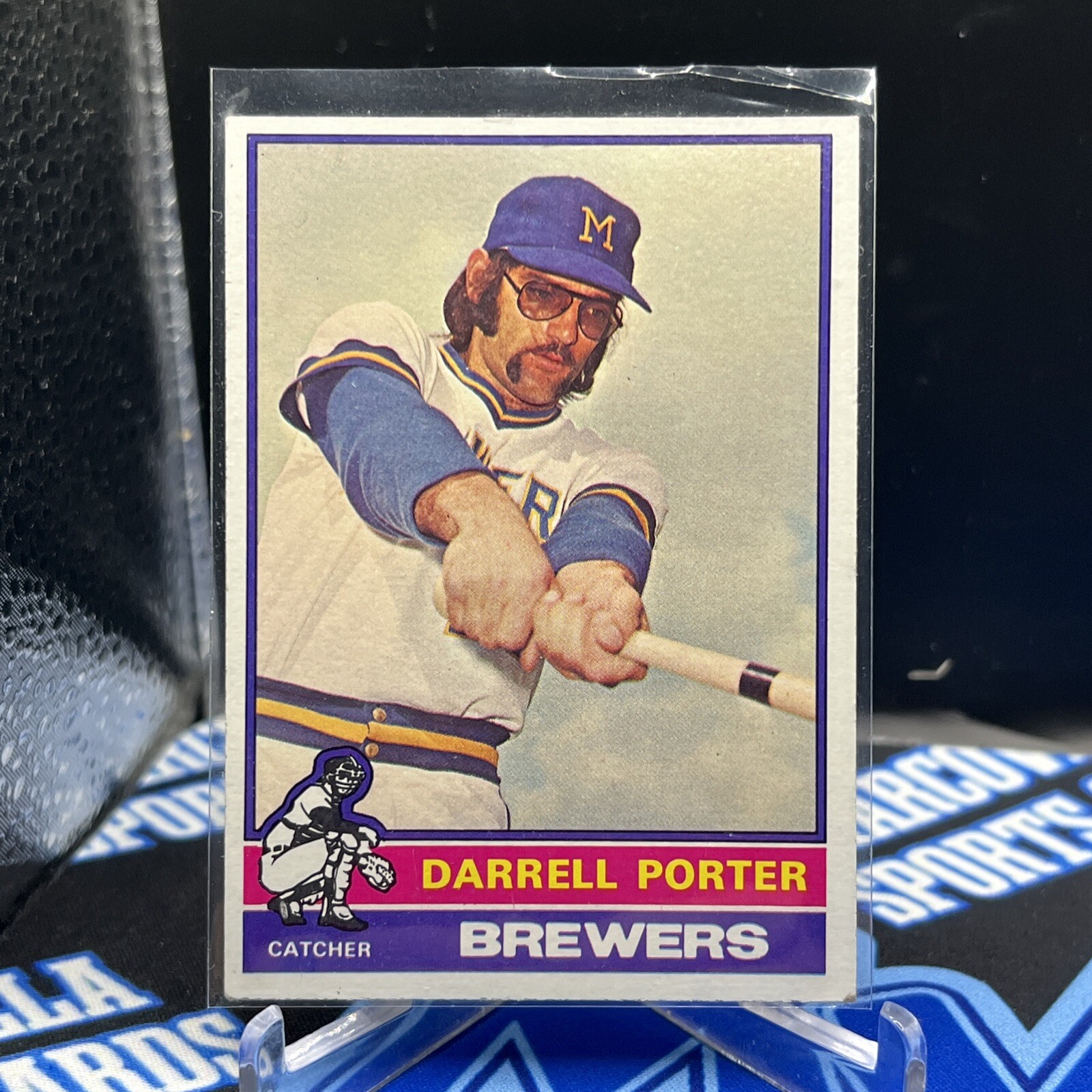 1976 Topps Baseball Darrel Porter Card #645 Milwaukee Brewers NM | eBay