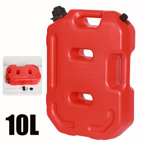 2.6Gallon 10L Fuel Can Emergency Backup Gas Tank for ATV UTV Offroad ...