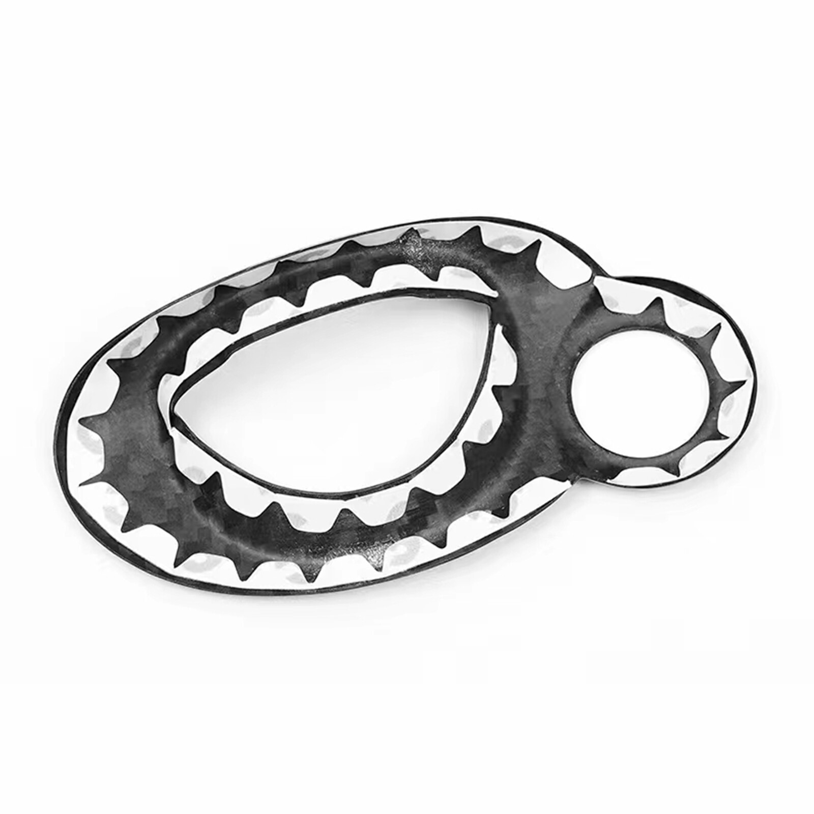 1pc Carbon Fiber Engine Start Stop Key Panel Cover For Mini Cooper R55 ...