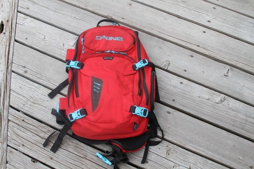 Dakine Heli Pro Dlx 20L Snowboard & Ski Backpack RED Hiking Bag Back ...