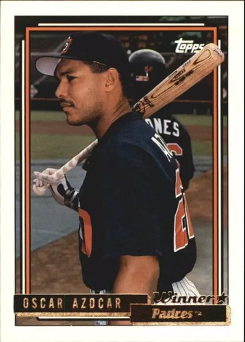 1992 (PADRES) Topps Gold Winners #112 Oscar Azocar | eBay