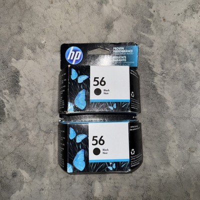 🔥 HP 56 (C6656AN#140) Black Ink Cartridge Sealed Box April 2019!!! Set ...