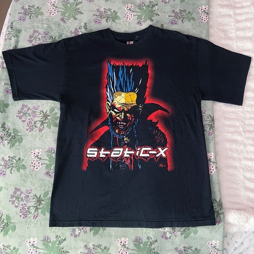 RARE Vintage Static X 2002 Cold We’re So Cold Graphic Band Tee 🔥 | eBay