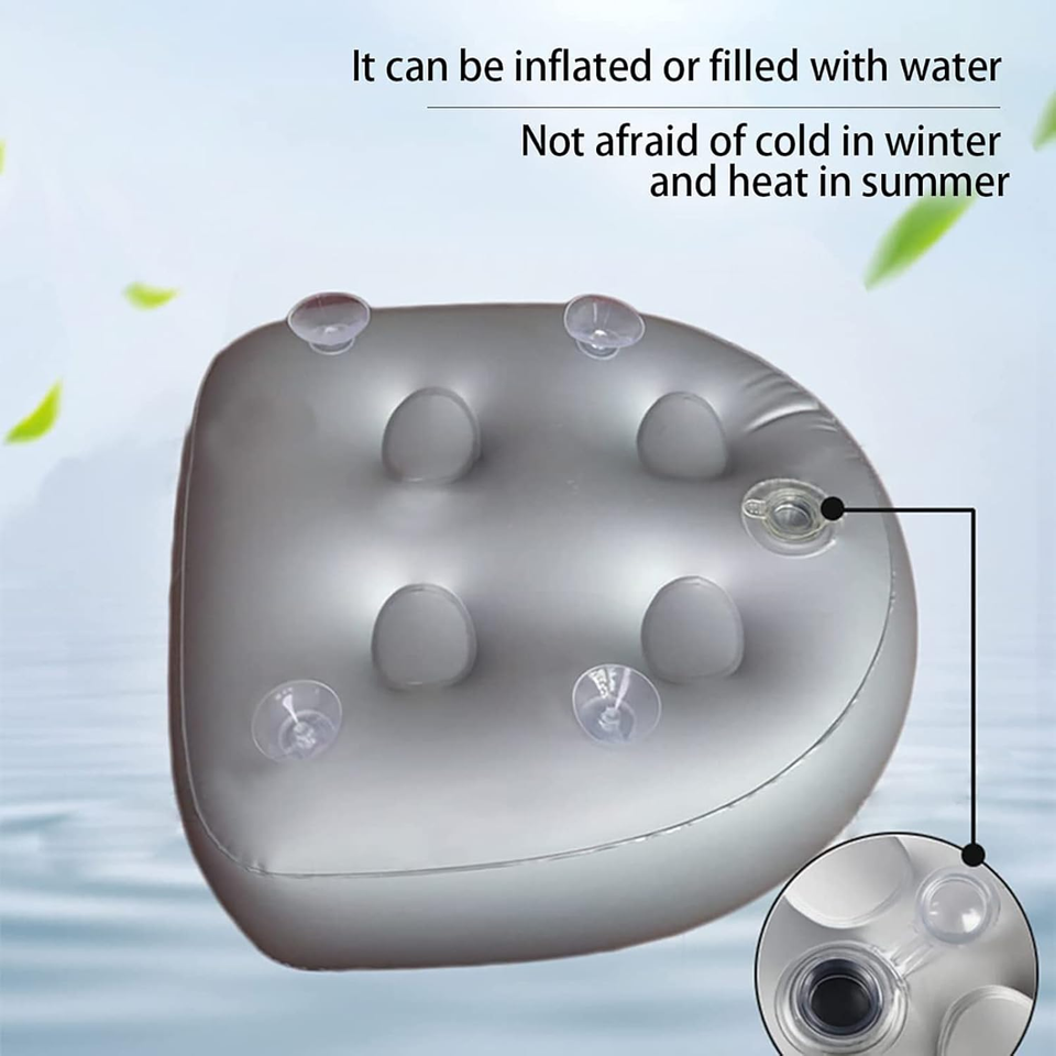Hot Tub Booster Seat - Submersible Weighted Spa Pillow - Washable ...