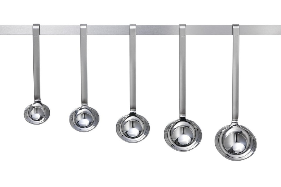 Rosle 10009 Stainless Steel Hooked Handle Ladle with Pouring Rim ...