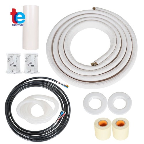 Install Kit Fits For Mini Split Heat Pump Systems 1/4In - 1/2In Dia. 16 ...