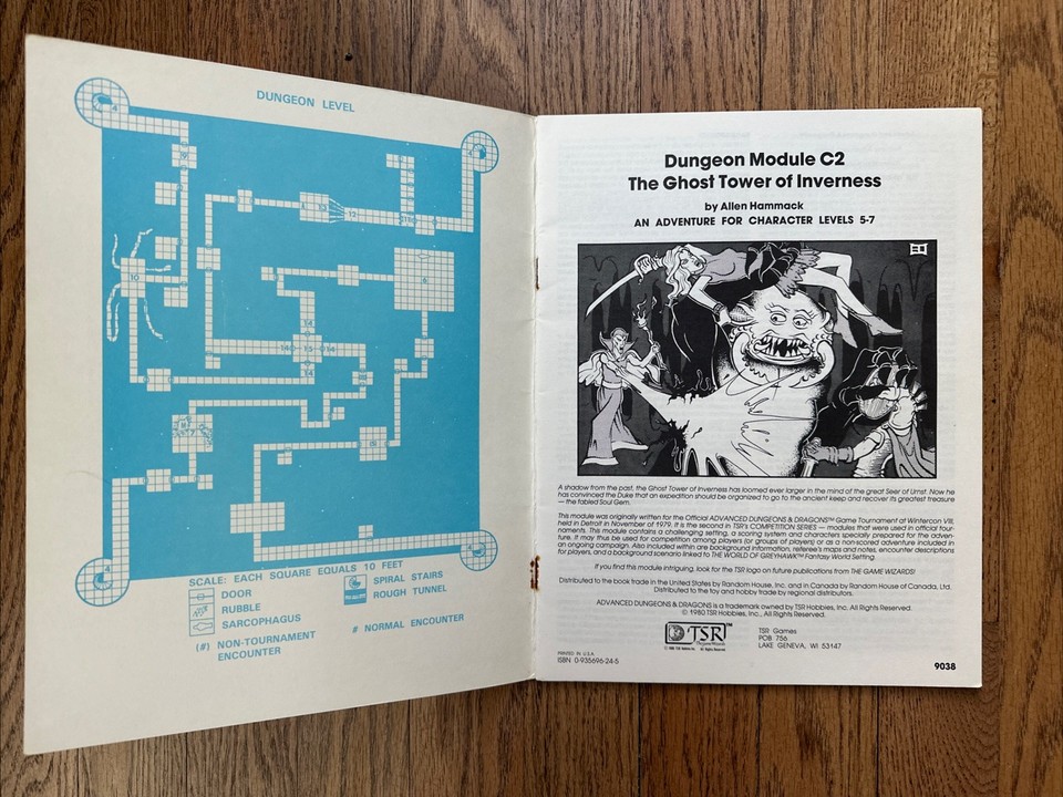 The Ghost Tower of Inverness Adventure Module - AD&D C2 9038 complete ...