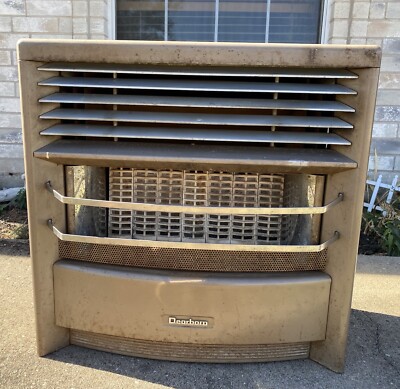 VINTAGE DEARBORN 39,950 BTU HEATER With 7 RADIANTS WITH PILOT LIGHT | eBay