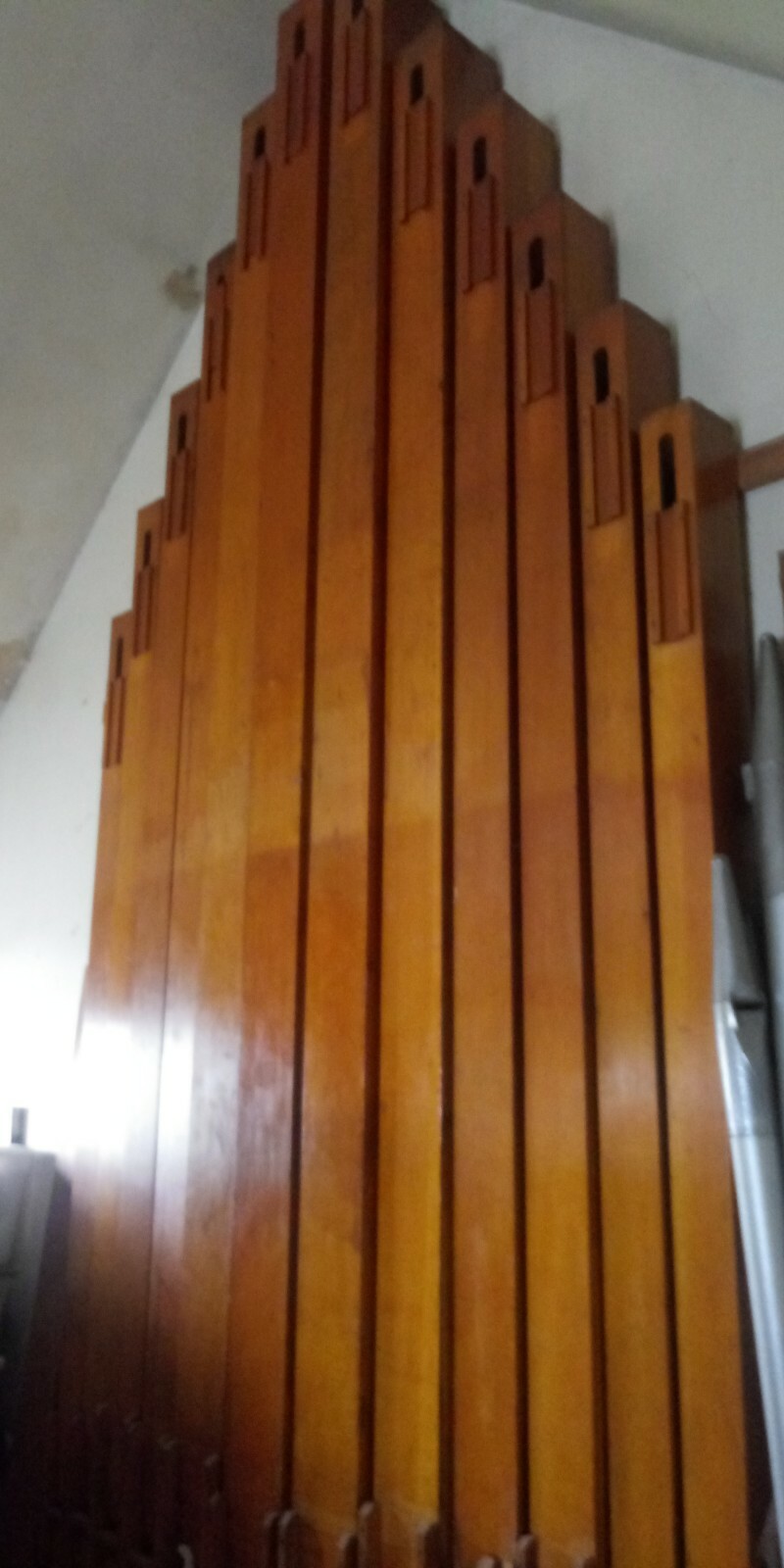 16' Violone 1-12 pipes full length sugar pine scale 9"1/2 X 10"3/4 ...