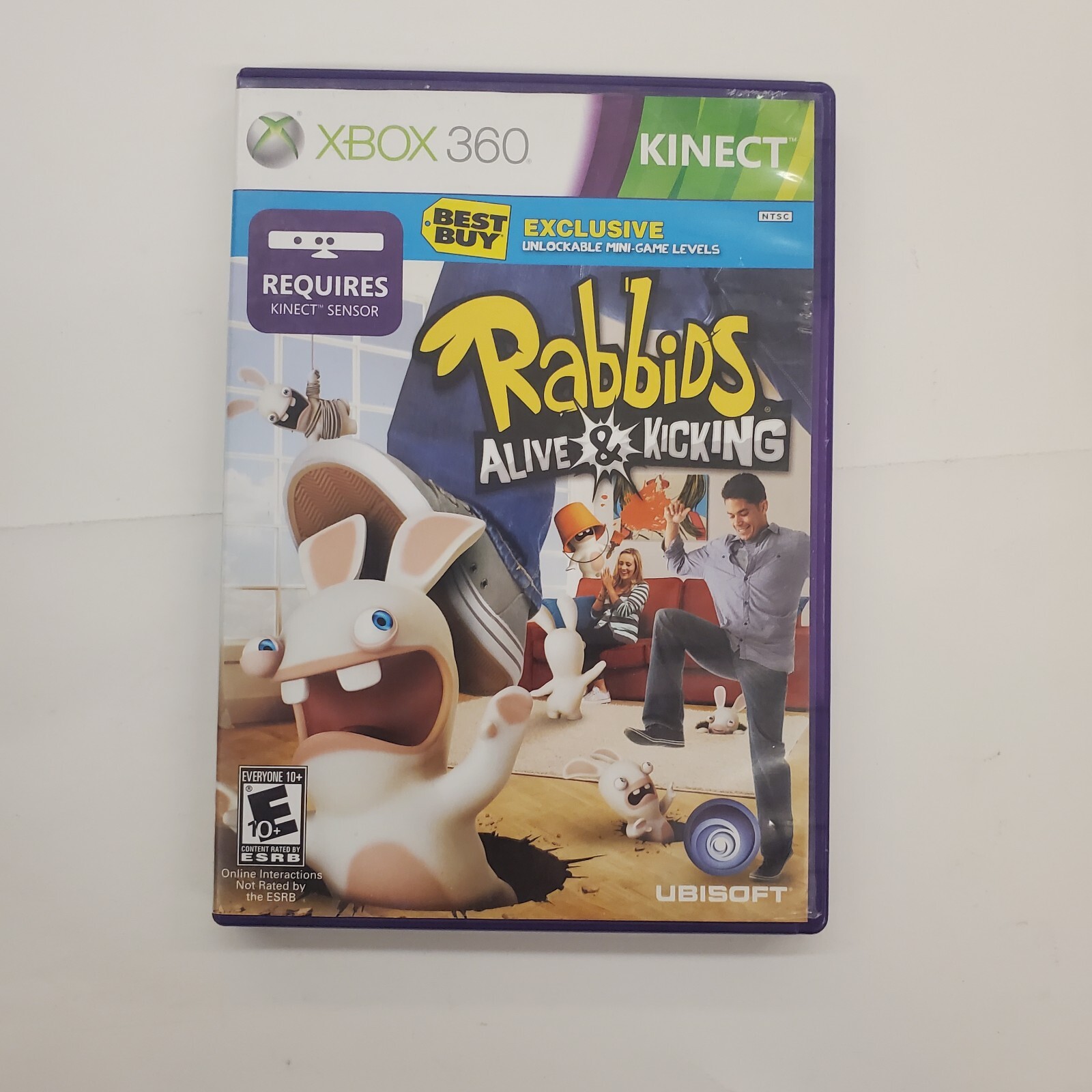 Rabbids Alive And Kicking Kinect (Microsoft Xbox 360, 2011) Free Fast ...
