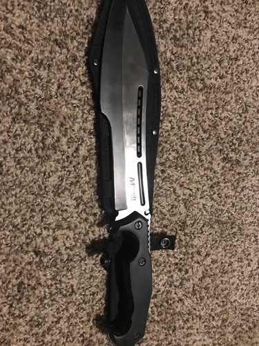 16" Tactical Hunting Survival Rambo Fixed Blade Machete Knife Camping ...