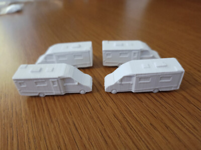 N Gauge Camper van / Motorhome 1:148 Scale for Model Railway x4 | eBay UK