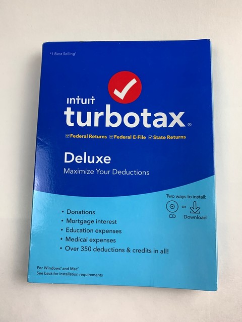 Turbotax deluxe with state download - bposhared