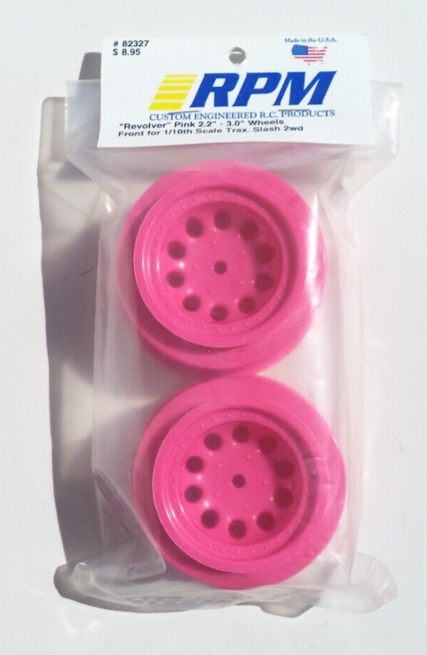 RPM Part 82327 Pink Front Revolver Short Course Wheels Slash 2WD | eBay