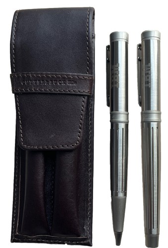 IBM Cutter & Buck Pen Set With Leather Case | eBay