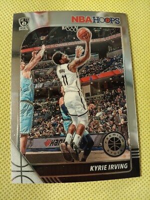 2019 KYRIE IRVING NBA HOOPS PREMIUM STOCK CARD #11 NETS MAVERICKS DUKE ...
