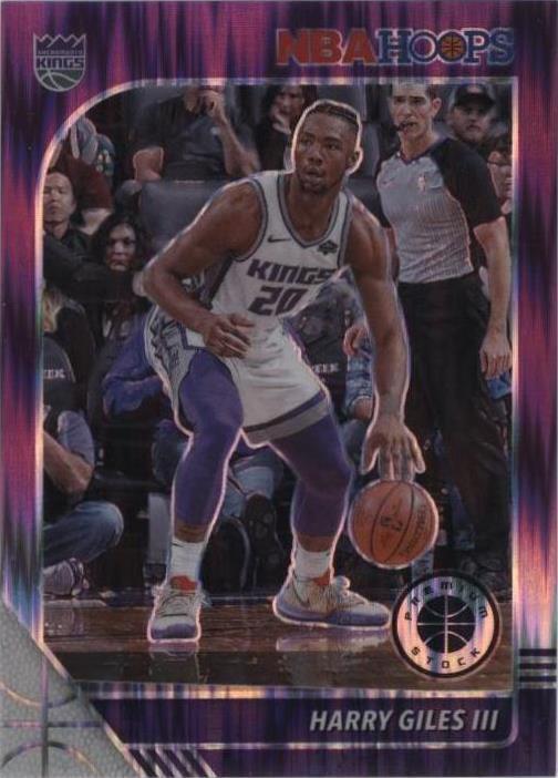 2019-20 Panini NBA Hoops Premium Stock - Harry Giles #170 Purple Flash ...