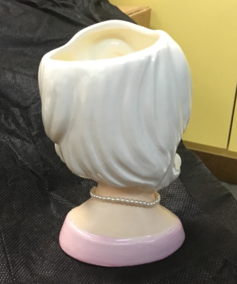Pink Lady Head Vase | eBay