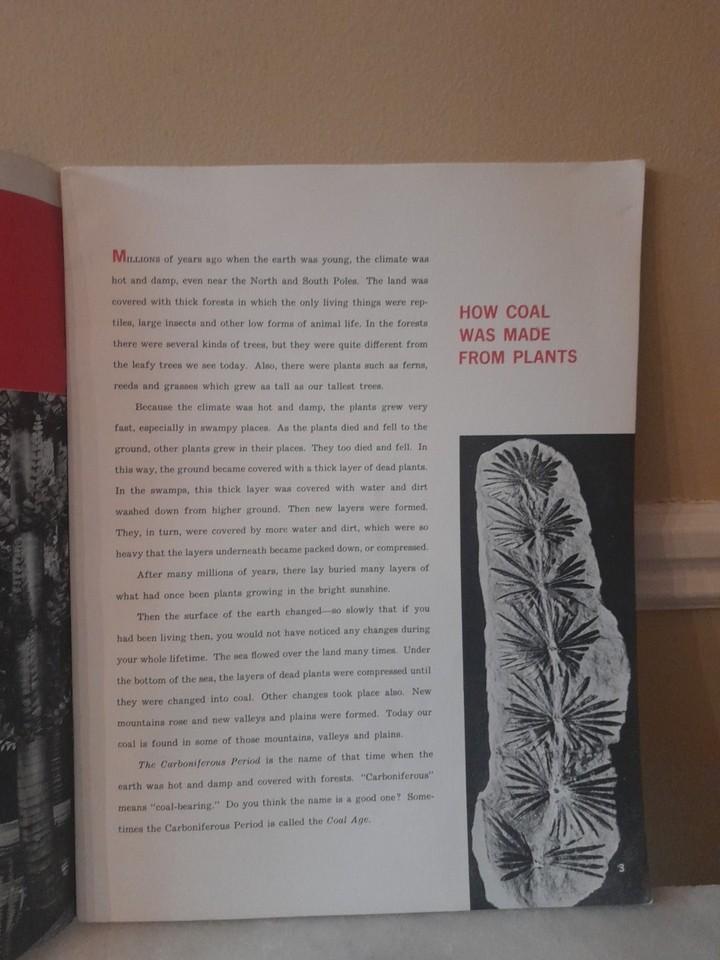 1950s Bituminous Coal Institute Brochure Booklet Class Report Pamphlet ...