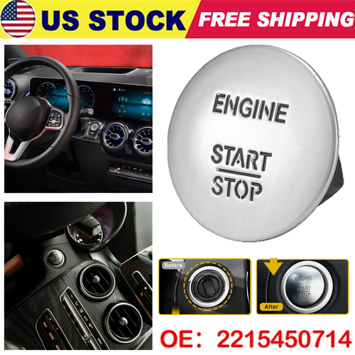 For Mercedes Benz Push To Start Button Keyless Go Engine Start Stop ...