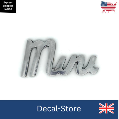 Mini Austin Mini Name Rear Trunk Badge Emblem | eBay UK
