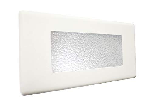 10 Inch Textured Glass Step Light Faceplate Cover 15812cover | eBay