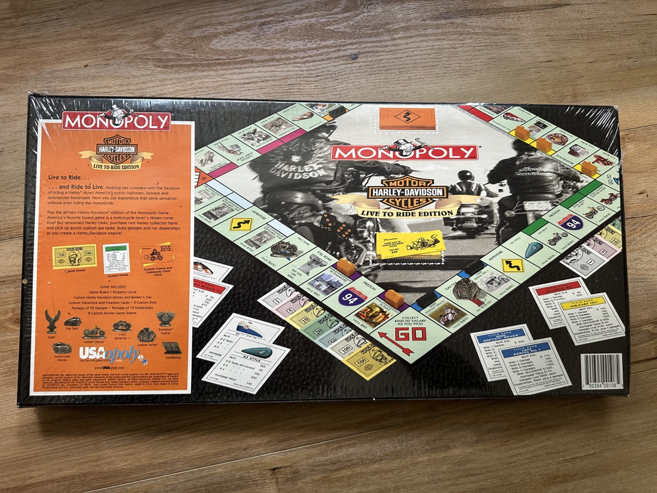 Monopoly Harley Davidson Live to Ride Edition New Sealed Board Game | eBay