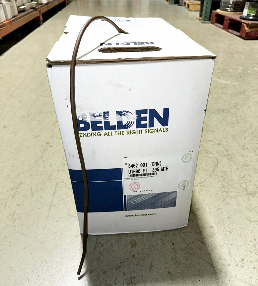 Belden 8402 Audiophile Interconnect Balanced Microphone Cable Sold by ...