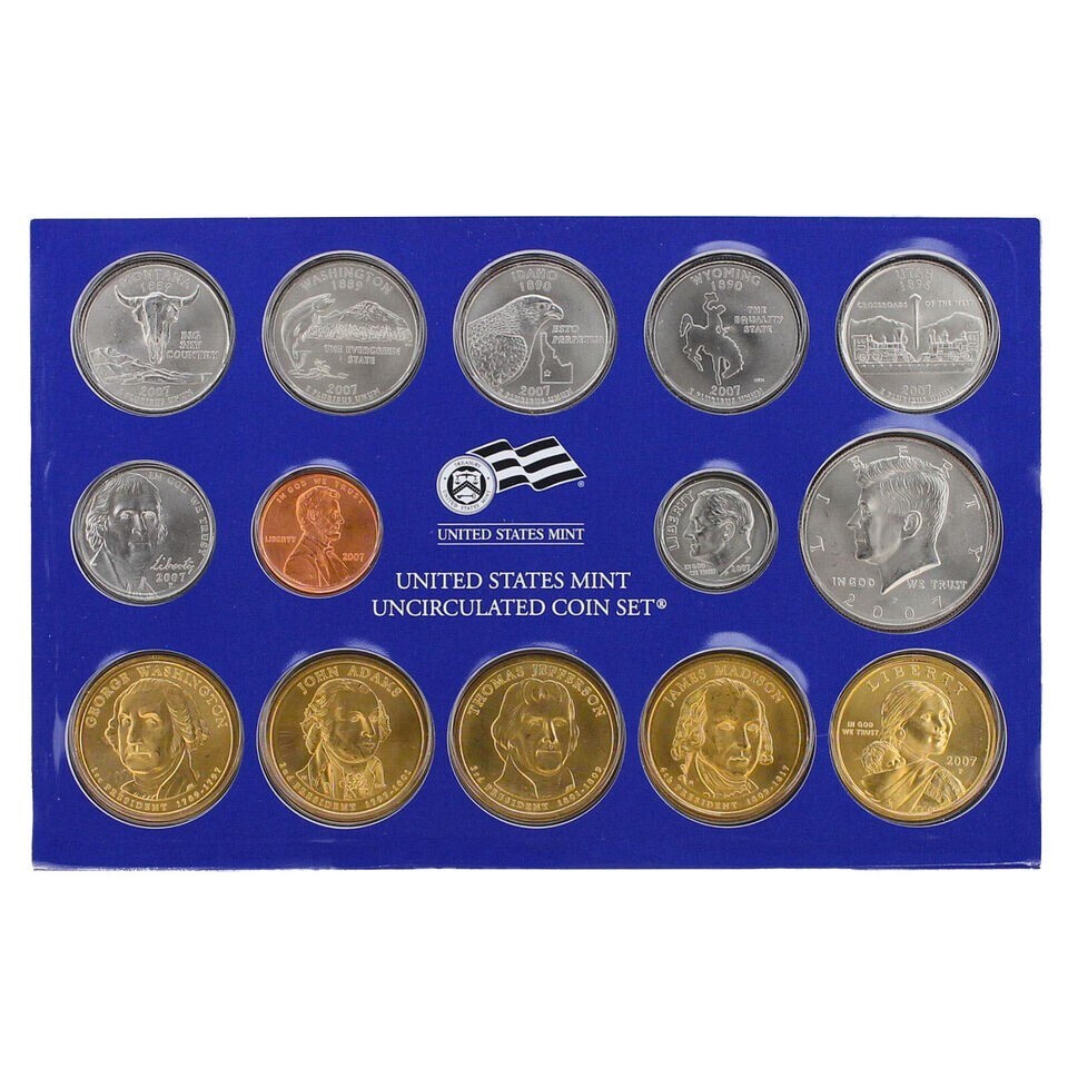 2007 P&D Mint Set Brilliant Uncirculated US with COAs (28 Coin Set) | eBay