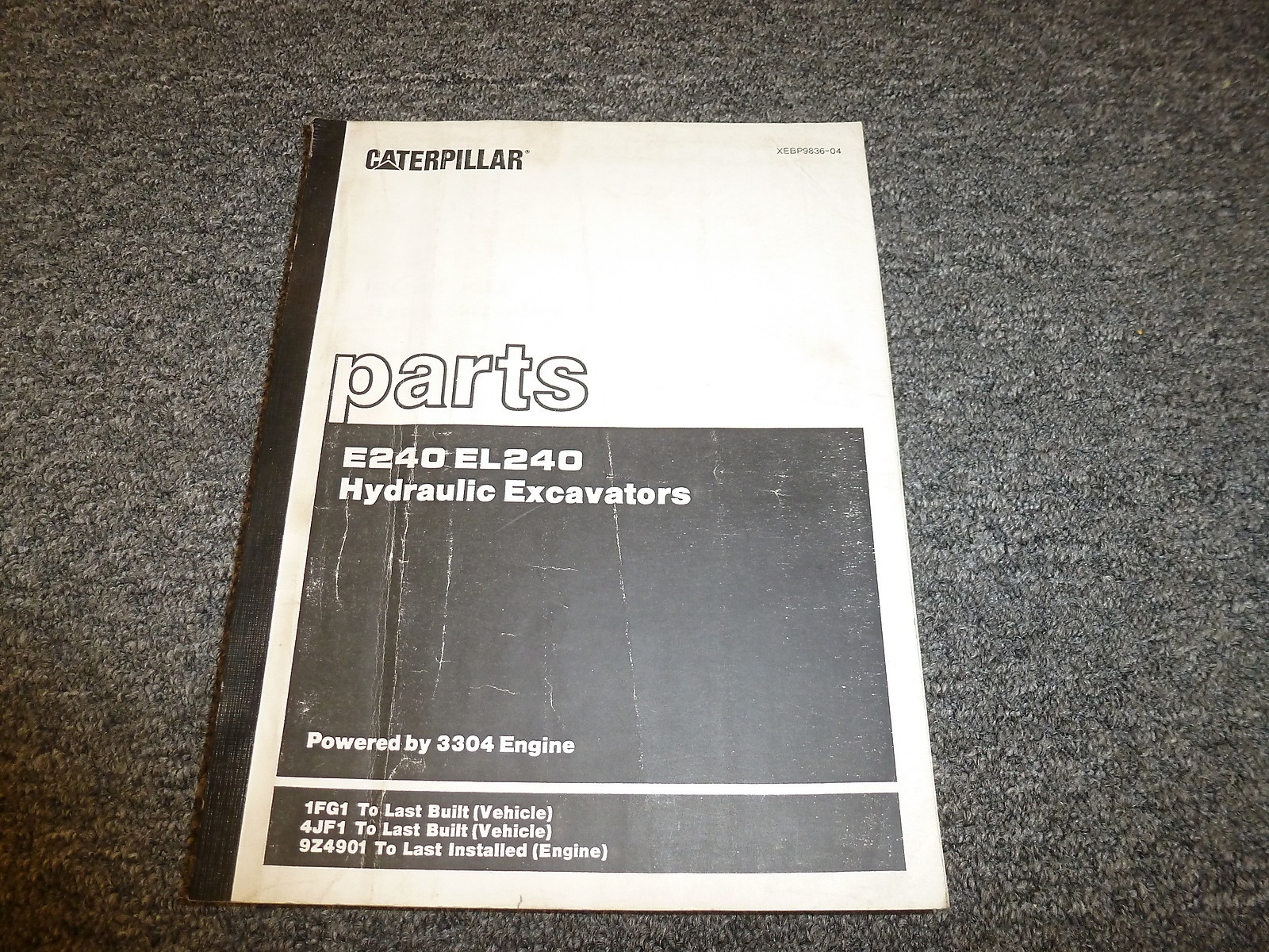 Caterpillar Cat E240 EL240 Hydraulic Excavator 3304 Engine Parts ...