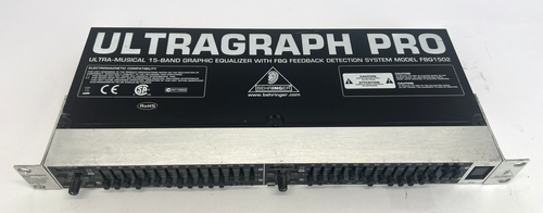 BEHRINGER FBQ1502 Ultragraph Pro/Ultra Musical 15 Band Graphic Equaliser | eBay UK