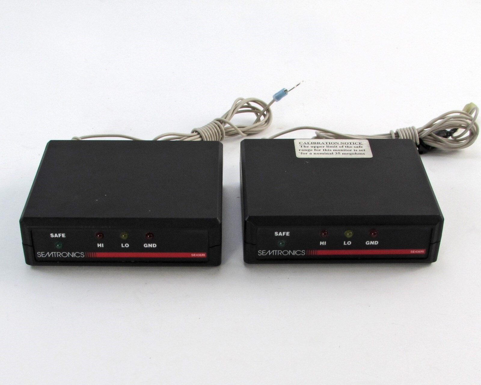 Lot of (2) Semtronics SE436 Single Operator ESD Monitors SE436RI ...