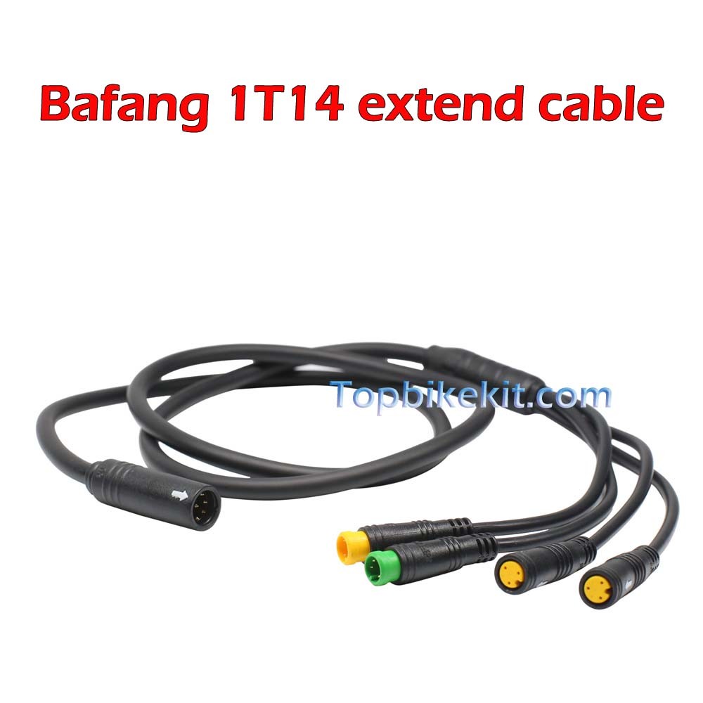 For Bafang 1T4 extend cable E-Bus Wiring Harness Cable BBS01 BBS02 ...