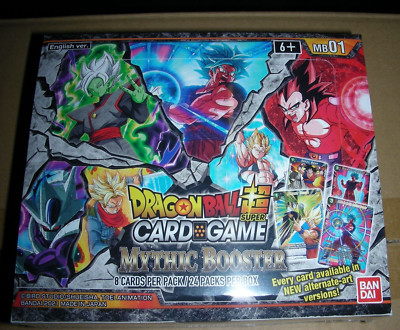 Dragon Ball Super Mythic Booster Box ENGLISH FACTORY SEALED MB-01 ...