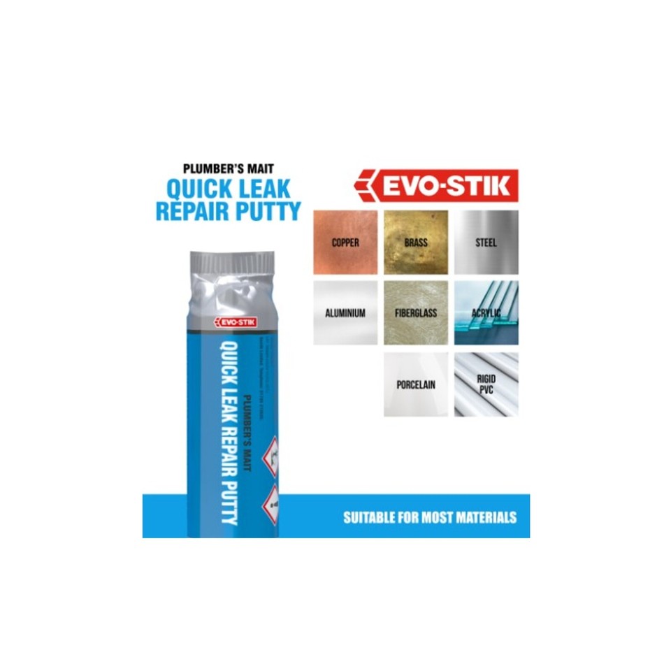Evo-Stik Plumber’s Mait Quick Leak Repair Putty 50 Gram New | eBay UK