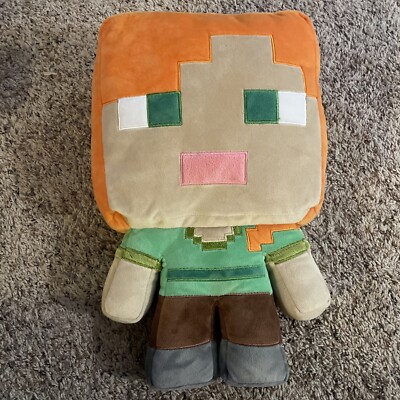 ☆LOOK☆ ~Minecraft Alex Pillow Buddy 16" Plush~ ☆FREE SHIPPING☆ | eBay