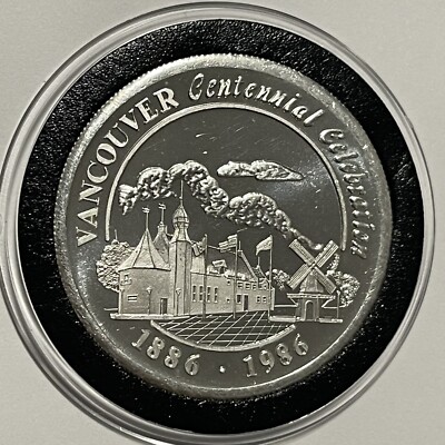 Vancouver B.C. Canada Centennial Rare Coin 1 Troy Oz .999 Fine Pure ...