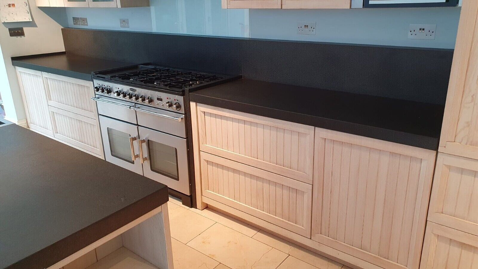 Black Granite Worktop Slab x 1 avail - 60mm lip | eBay UK