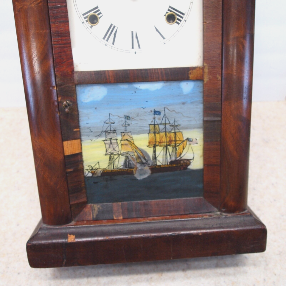 Antique Chauncey Jerome Early Steeple Clock | eBay