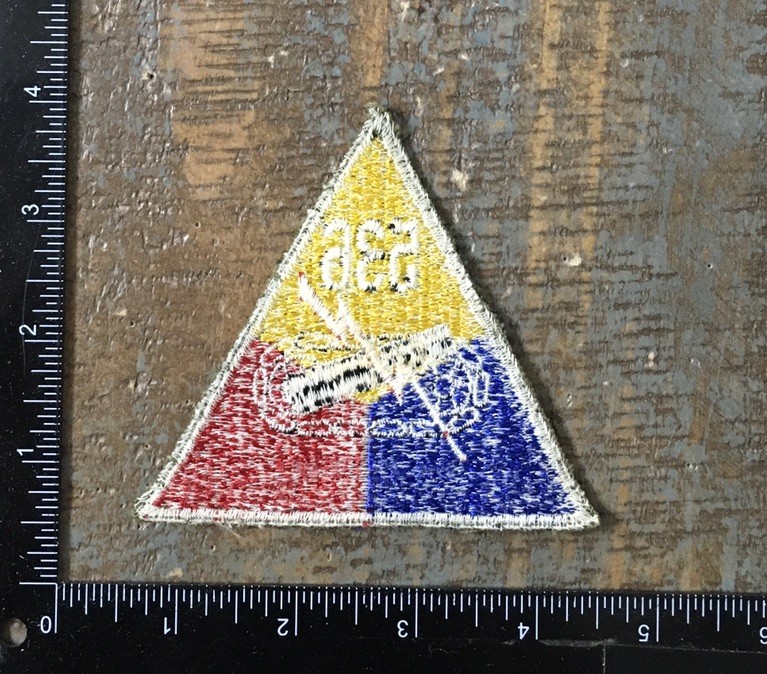 WW2 US Army 536th Amphibian Tractor Battalion Armored Patch Yellow No ...