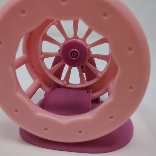 Littlest Pet Shop LPS Pink Hamster Wheel w/ Crank Part Accessory ...